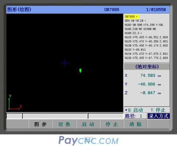 Graphic display function of GSK218MC