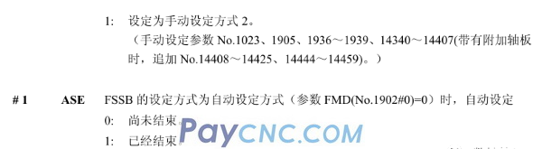 Initialize setting of FSSB on Fanuc 0