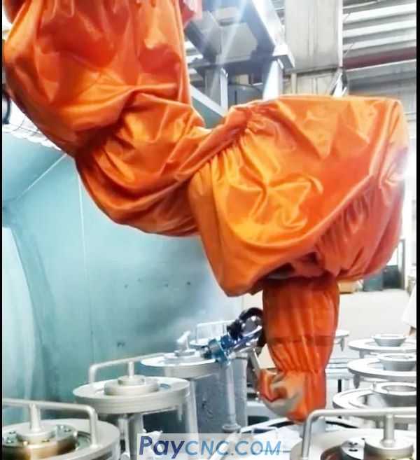 Brake disc paiting with RB08 Robot