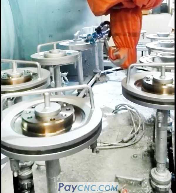 Brake disc paiting with RB08 Robot