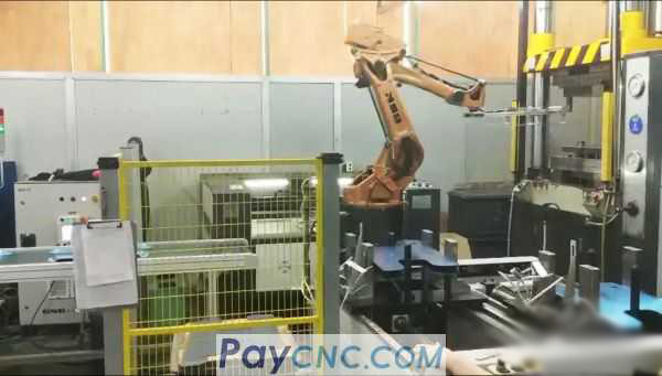 GSK RMD20 robot loading and unloading in punching and laser cutting ...