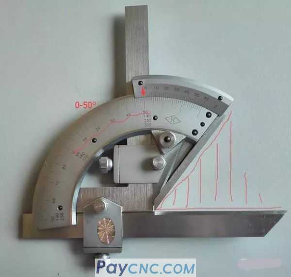 How to use a Universal angle ruler